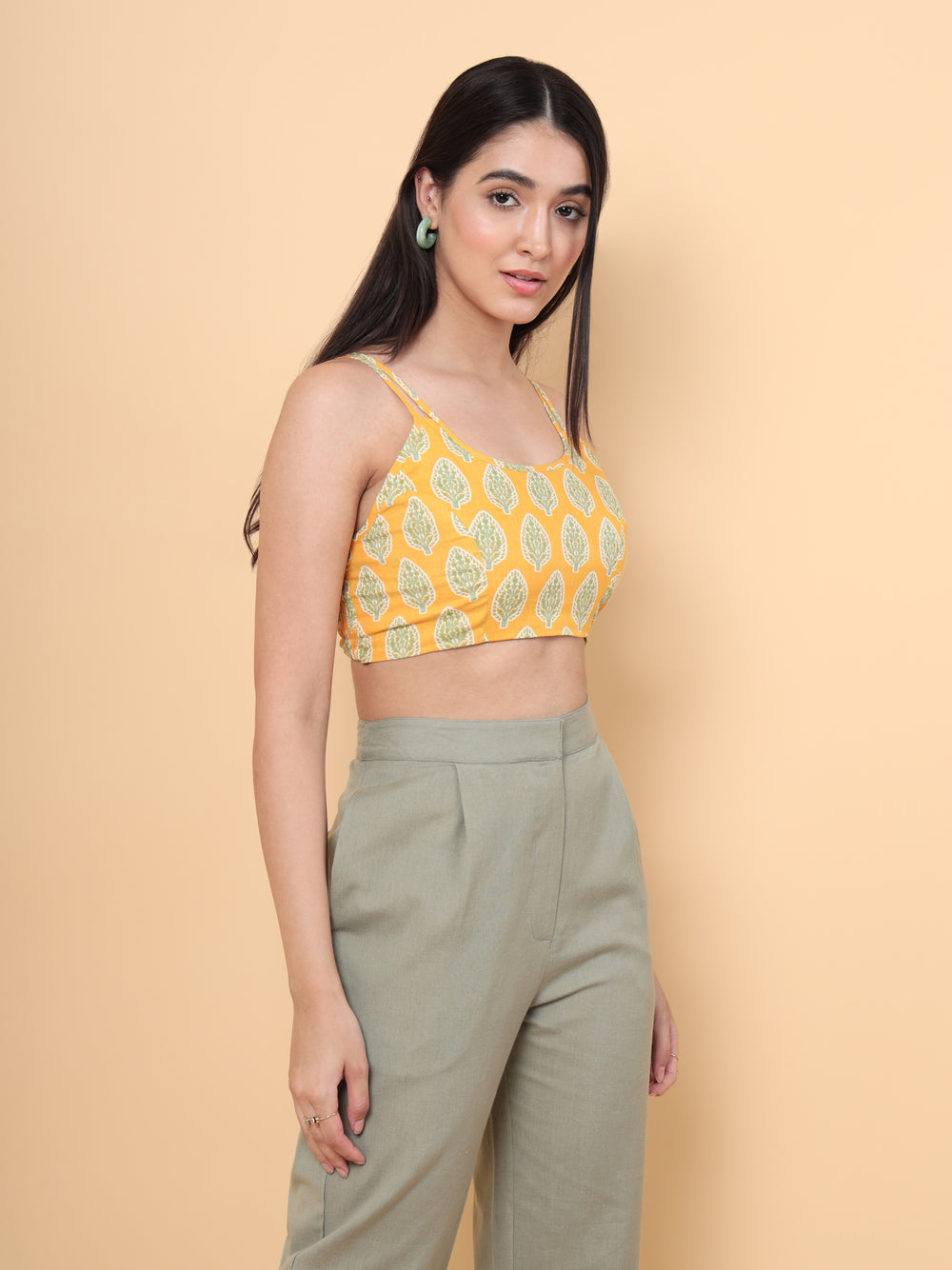 Sunshine Bralette | Printed Yellow Bralette | Untung